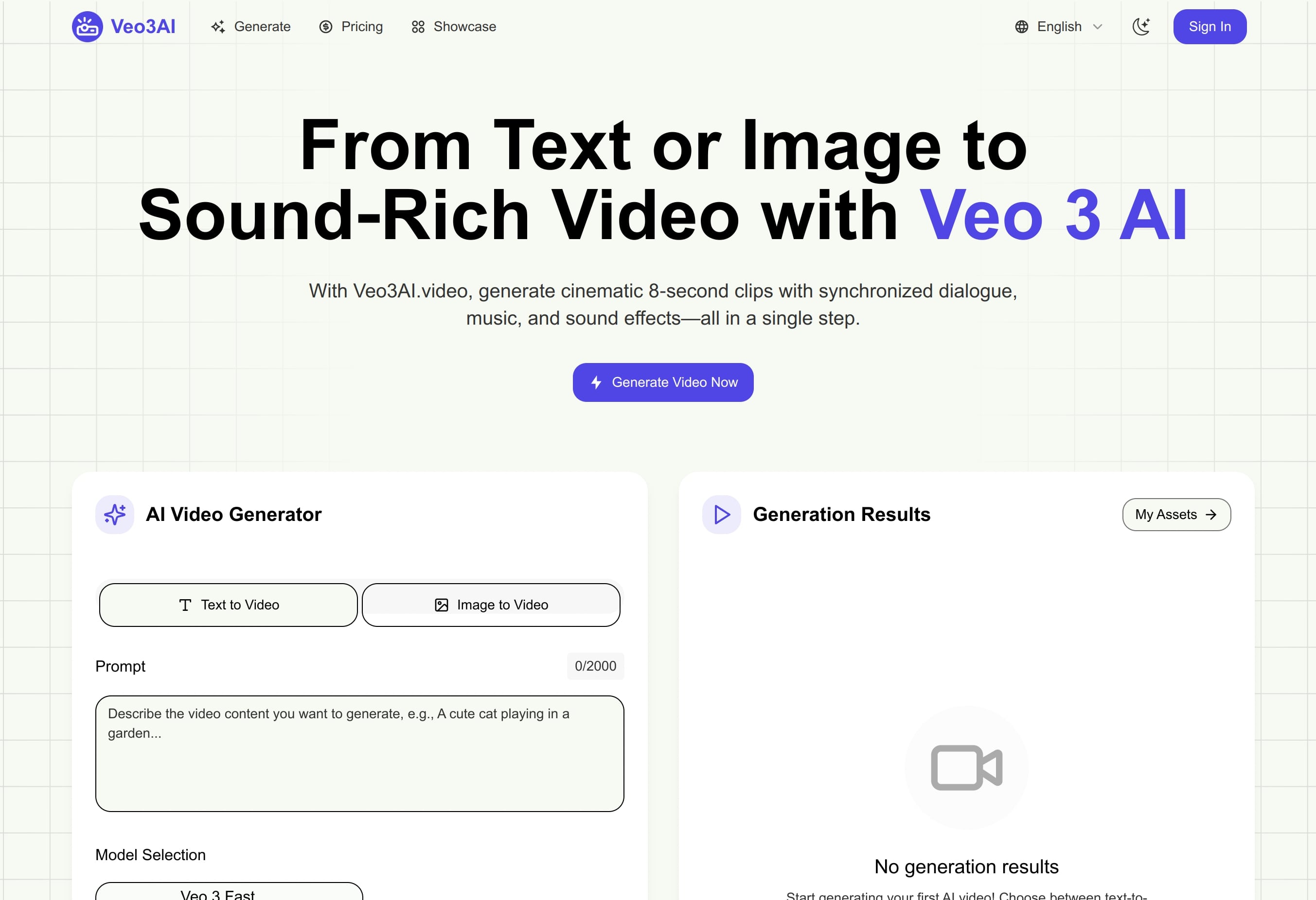Veo 3 AI Video Generator - Create Videos from Text & Images